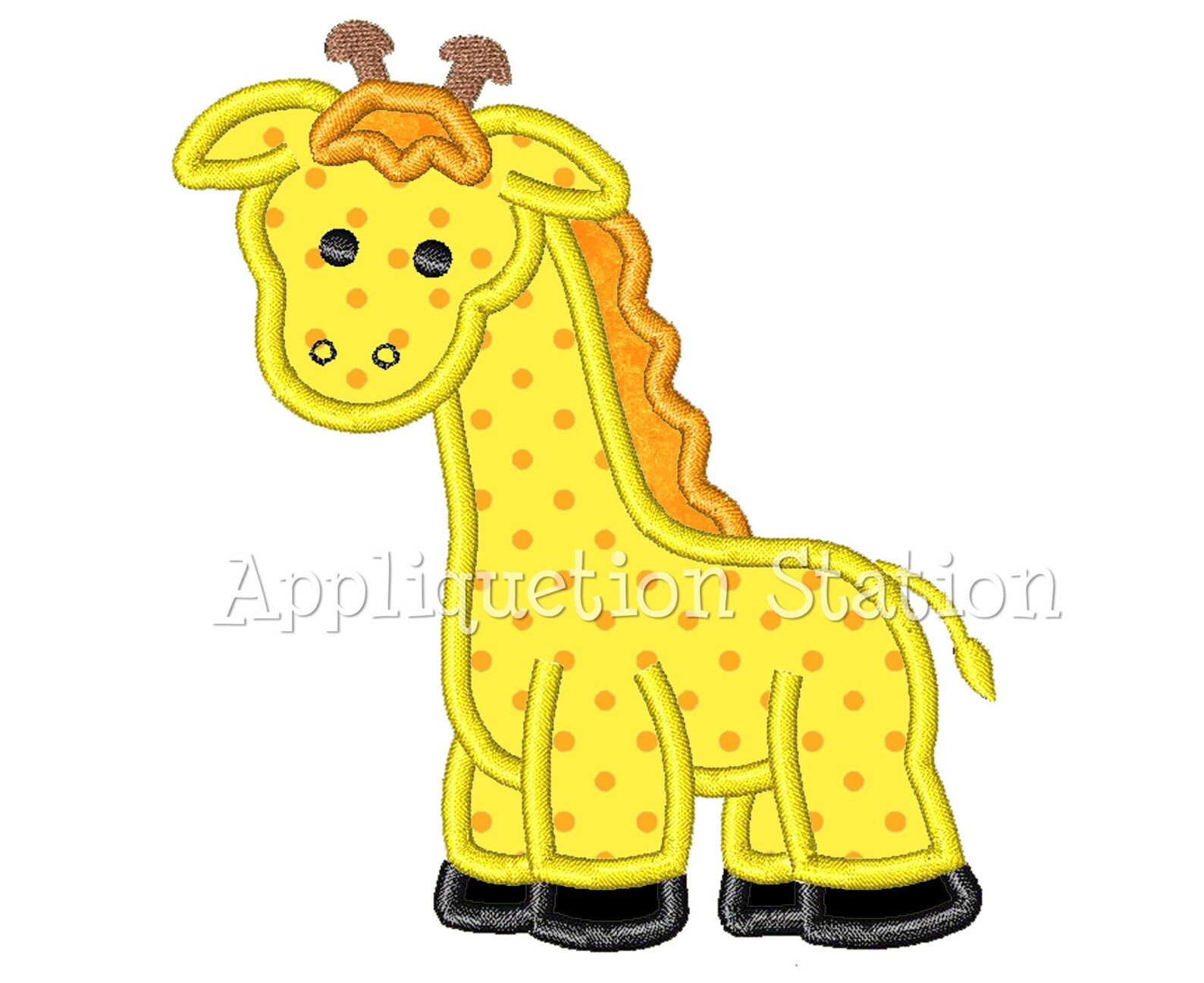 Giraffe Applique Machine Embroidery Design Pattern Baby Animal Boy Girl ...