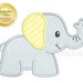 Applique Elephant Baby Machine Embroidery Design Jungle Boy Zoo Cute ...