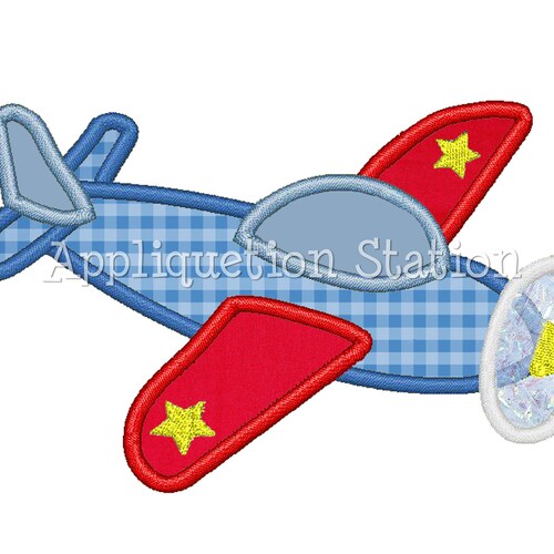 Biplane Applique Design. Airplane Embroidery Design. Plane - Etsy