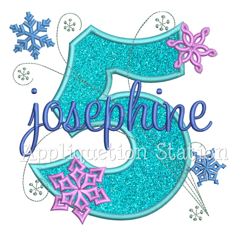 Frozen Embroidery - Etsy