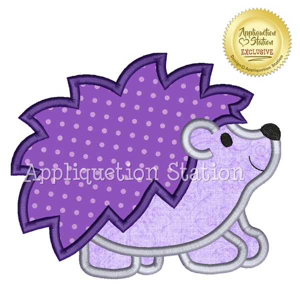 Hedgehog Embroidery Design - Etsy