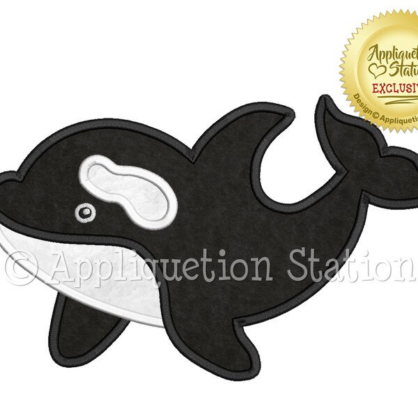 Whale Applique - Etsy