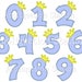 Crown Birthday Numbers Set Applique Machine Embroidery Design 1st First ...