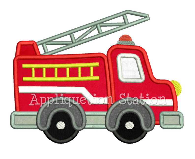 Emergency Vehicle Set Applique Machine Embroidery Design Boy Ambulance ...