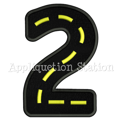 Number Two Tiara Crown 2nd Birthday Applique Machine | Etsy