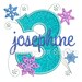 BX Snowflake Numbers Set Birthday Applique Machine Embroidery Design ...