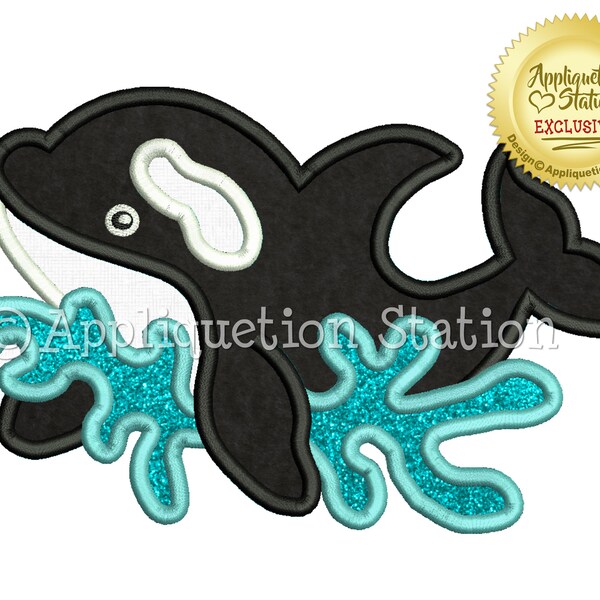 Whale Applique - Etsy
