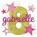 Star Number Eight 8th Birthday Applique Machine Embroidery Design ...