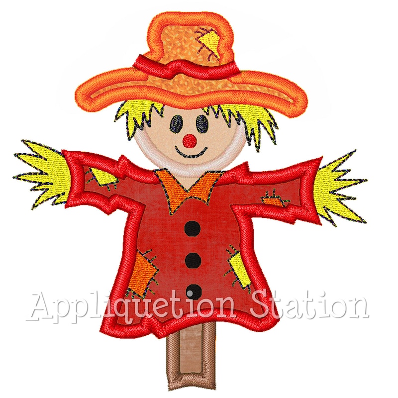 Scarecrow Embroidery - Etsy