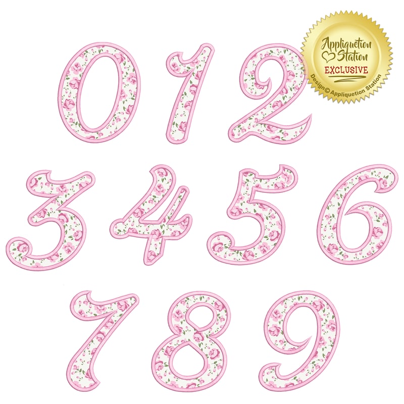 Fancy Numbers - Etsy