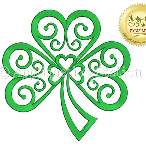 Clover Embroidery Design. Shamrock Design. St.patrick's - Etsy