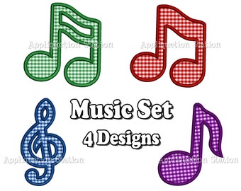 Music Applique - Etsy