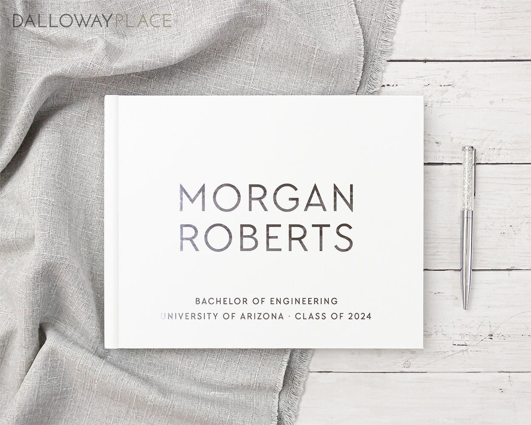 Graduation Guest Book Custom College Graduation Party Photo Album, Well ...
