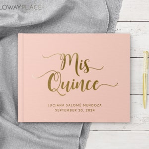 Quinceanera Guest Book Mis Quince 15th Birthday Guestbook, Quince Party ...