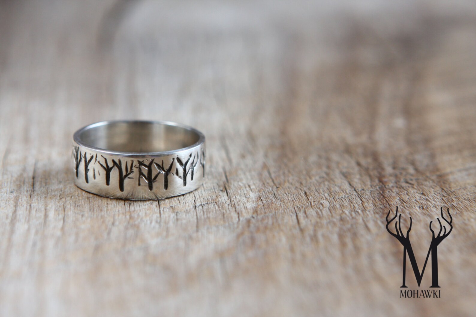 Bague La Forêt / Silver Forest Ring - Etsy