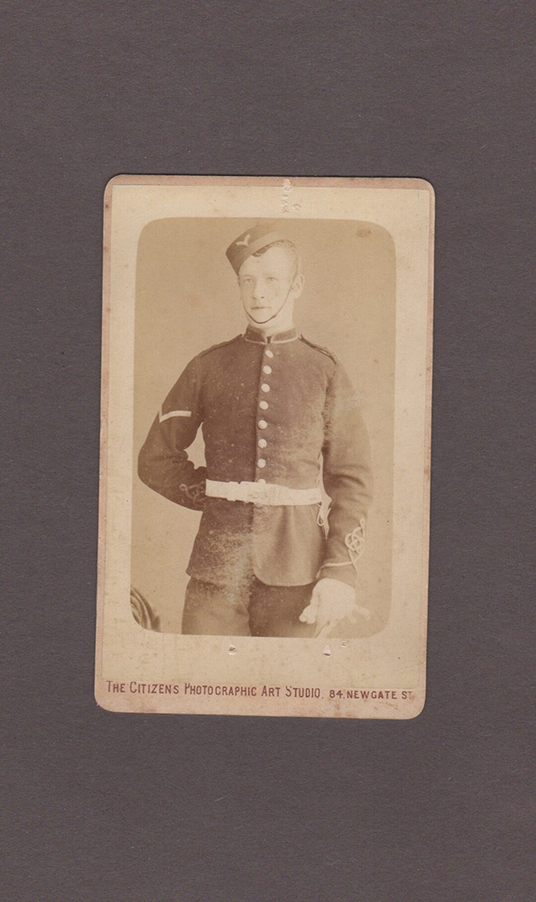 CDV of a Uniformed British Soldier - Etsy
