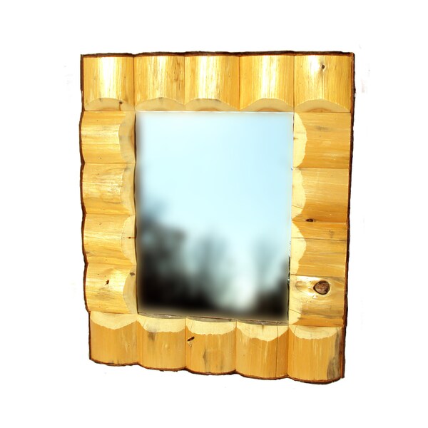 Framed Log Mirror - Etsy