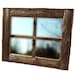 WINDOW PANE MIRROR Rustic Window Mirror Rustic Mirror Log - Etsy