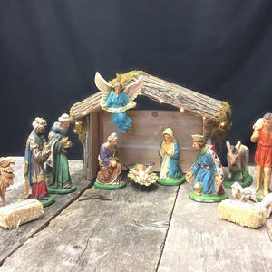 Manger, Nativity Stable, Creche, Nativity Creche - Etsy