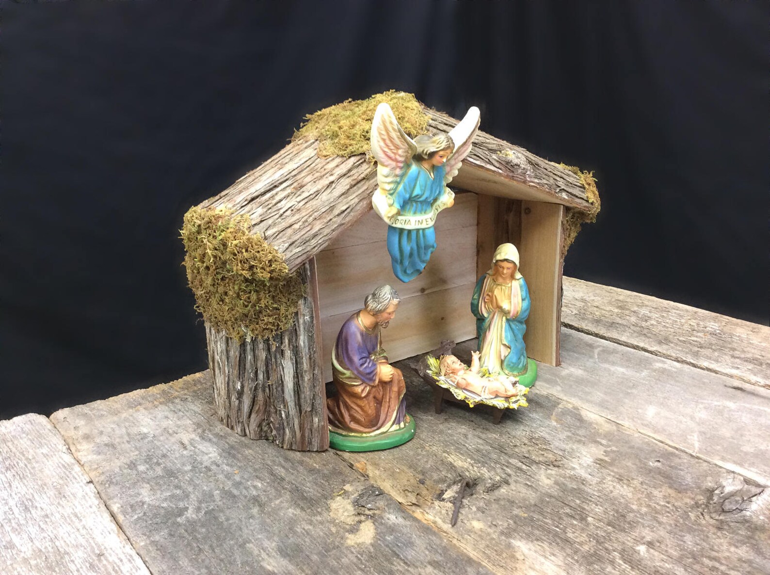 Manger Nativity Stable Creche Nativity Creche - Etsy Canada