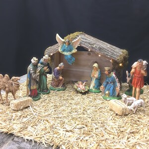Manger, Nativity Stable, Creche, Nativity Creche - Etsy Canada