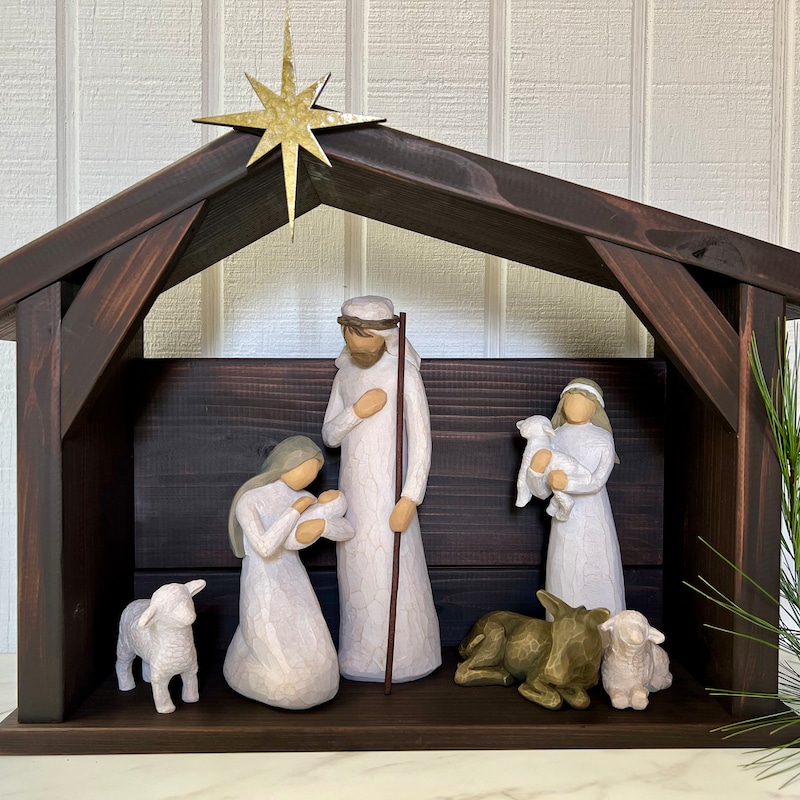 Nativity Stables Only - Etsy
