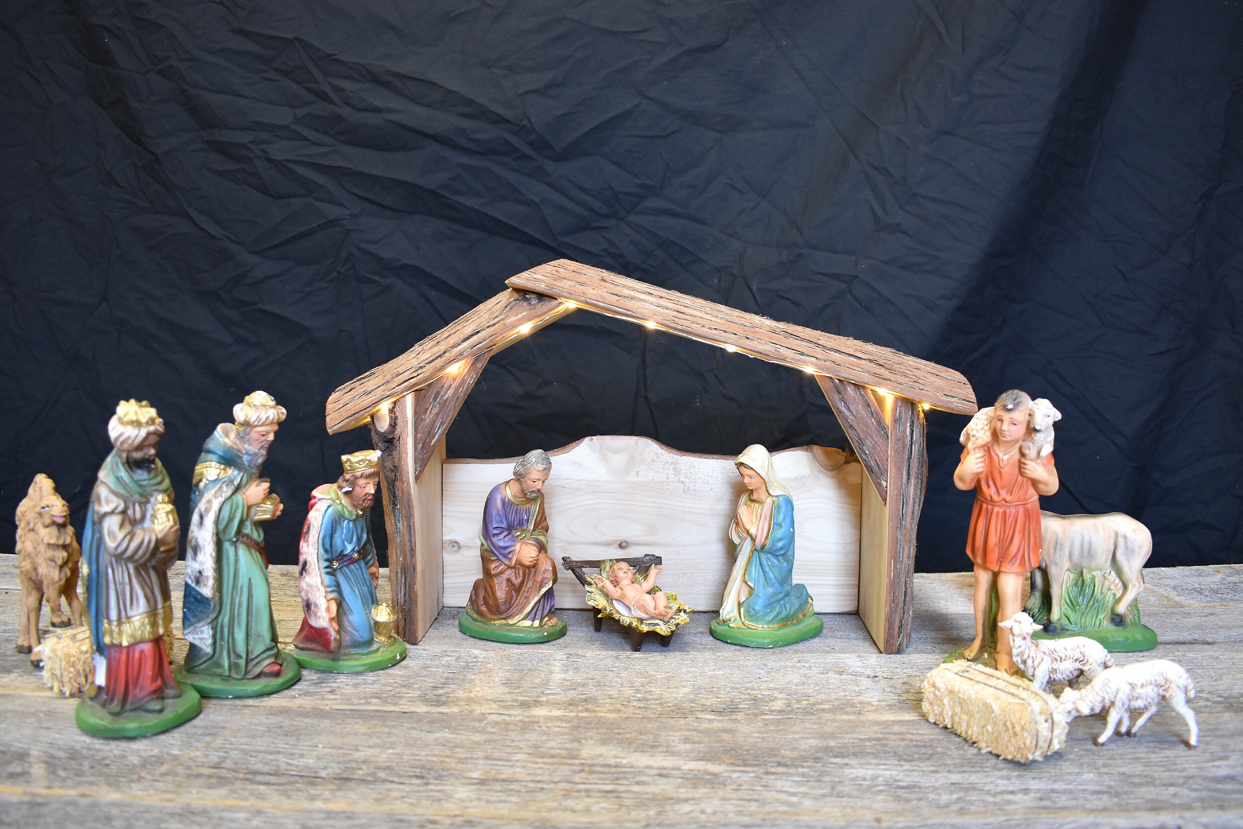 Nativity Stable, Manger, Creche, Set, Scene, and Barn Compatible With ...
