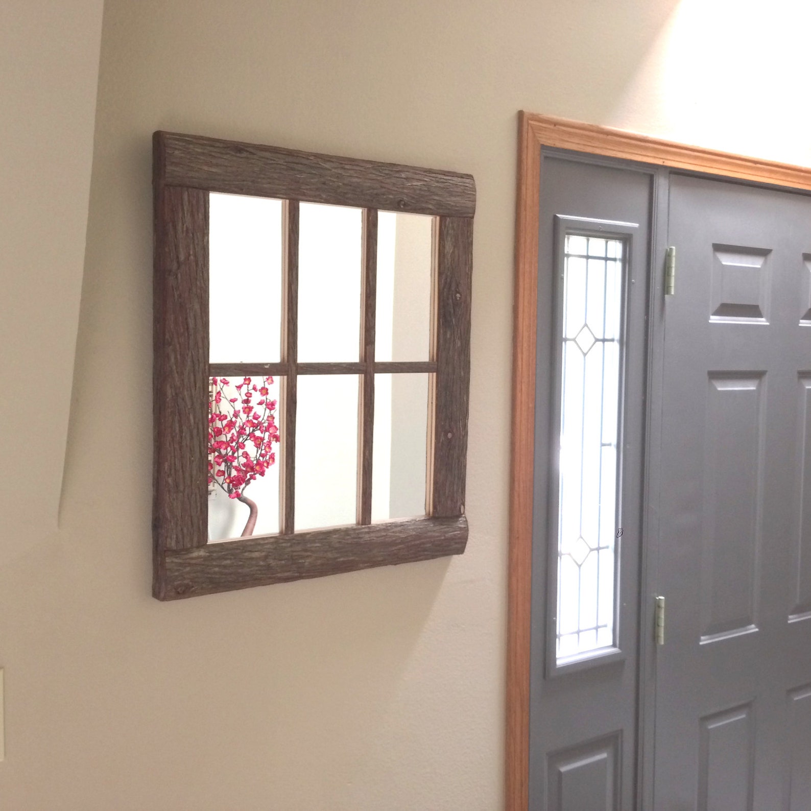 RUSTIC MIRROR Window Mirror Window Pane Mirror Mirror With - Etsy