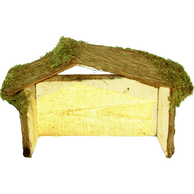 Moss Nativity Stable - Etsy