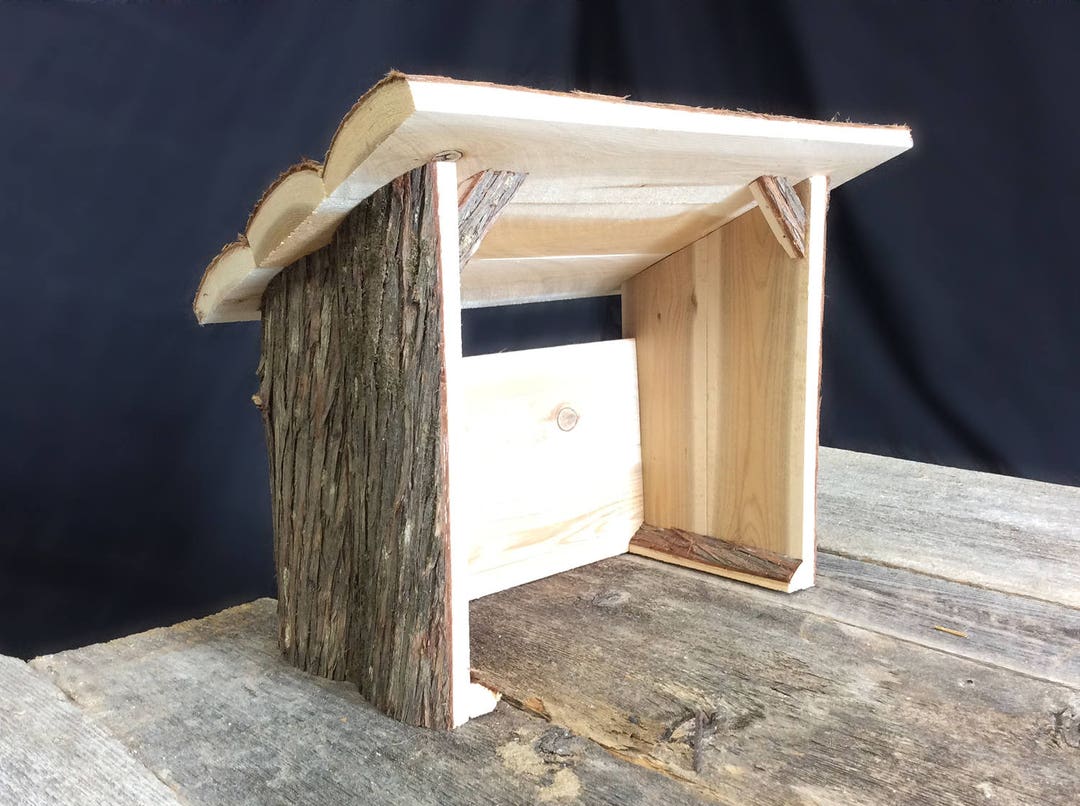 Tall Nativity Stable, Set, Scene, Barn, Rustic Nativity Creche, Manger ...