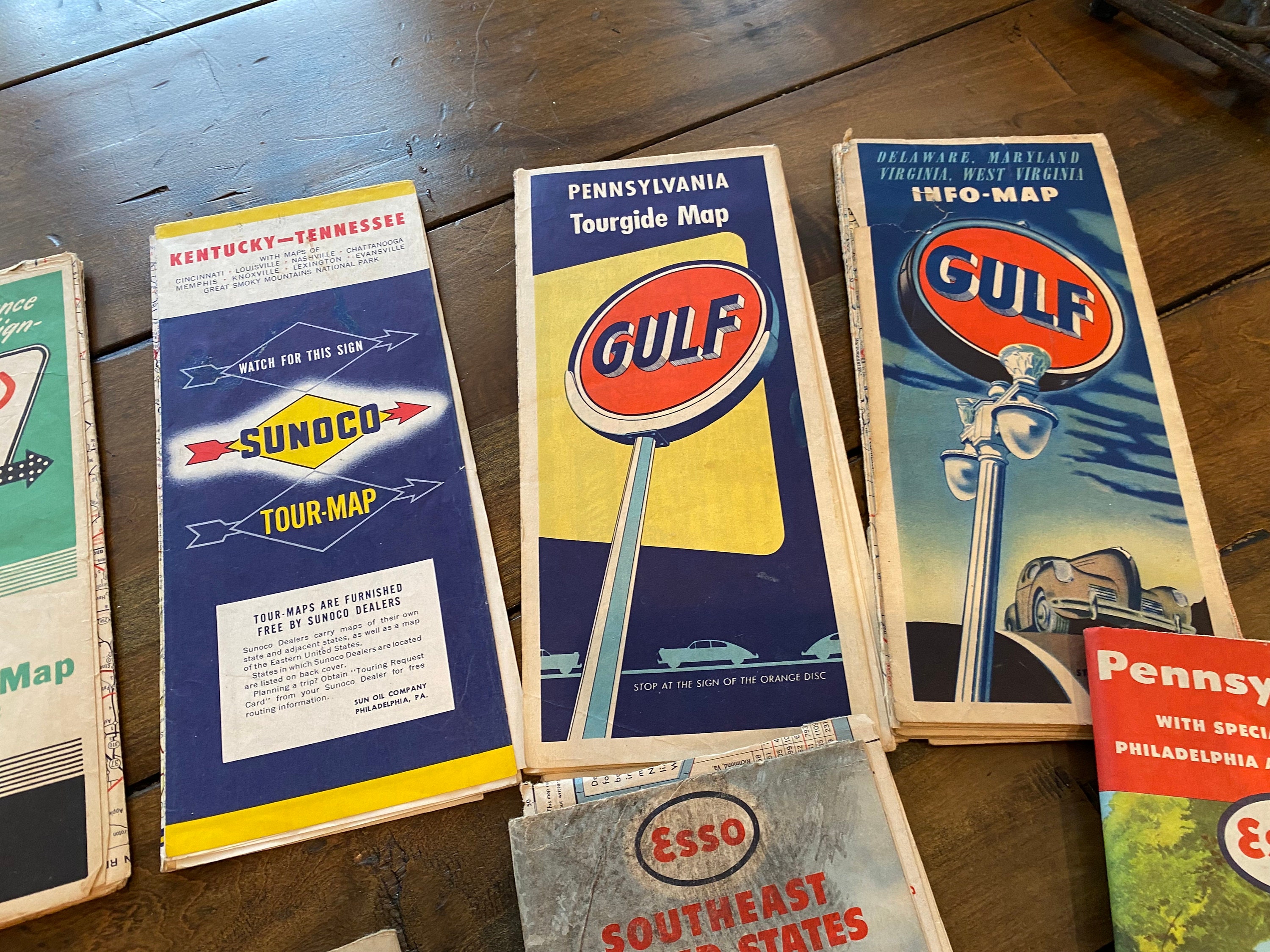 Vintage Road Maps Travel Maps Memorobilia - Etsy