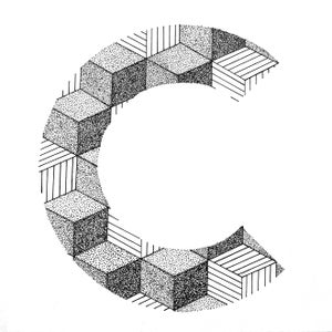 Fine Line Letter C Print | Minimalist Wall Art (digital Download) - Etsy