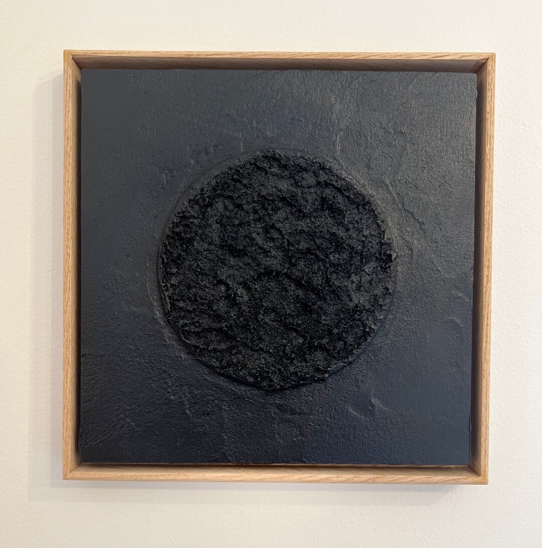 UNTITLED No. 39-textural Tonal Fiber Cement Plaster Original Abstract ...