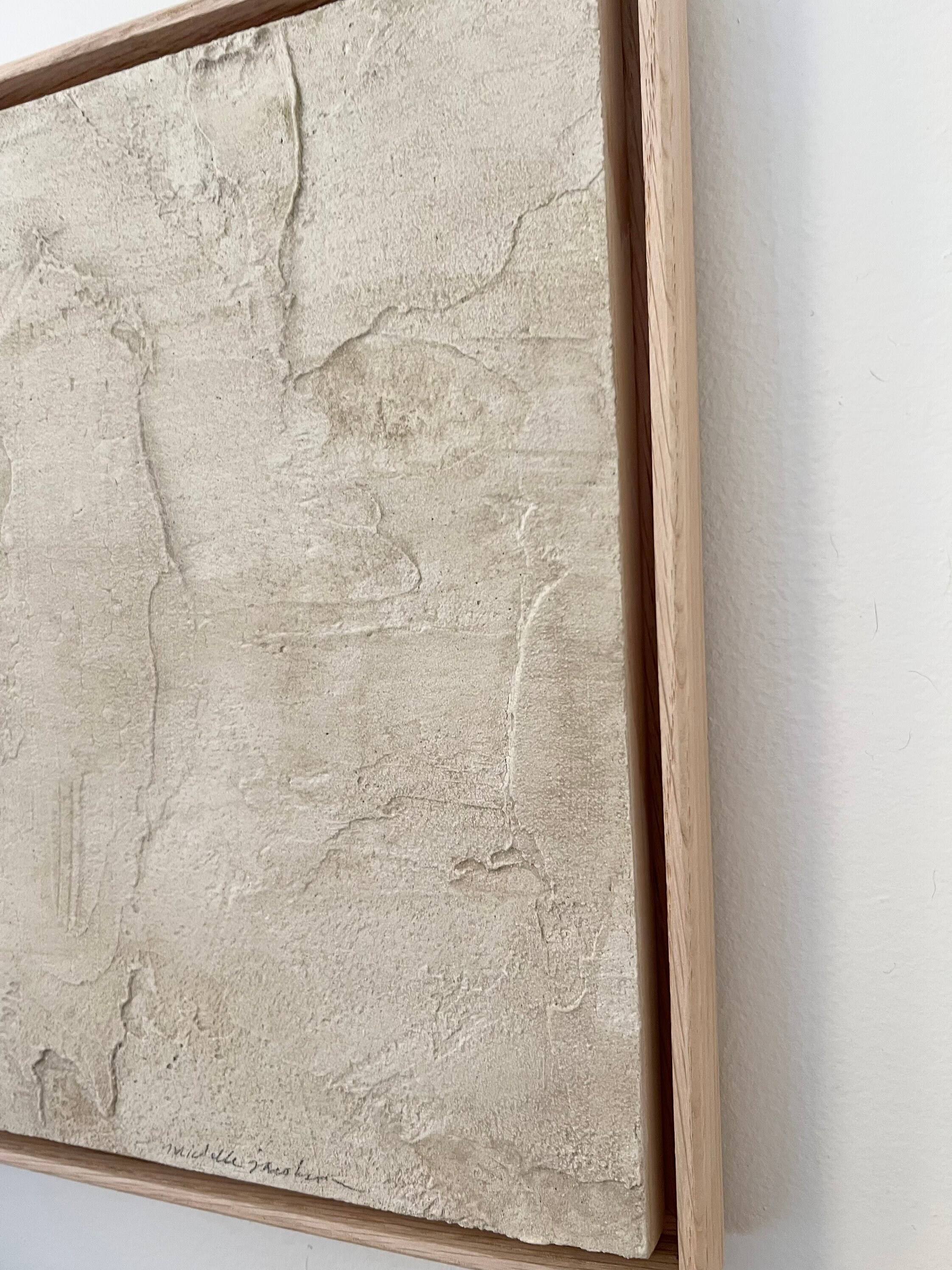 UNTITLED No. 31-textural Tonal Clay Plaster Original Abstract Neutral 3 ...
