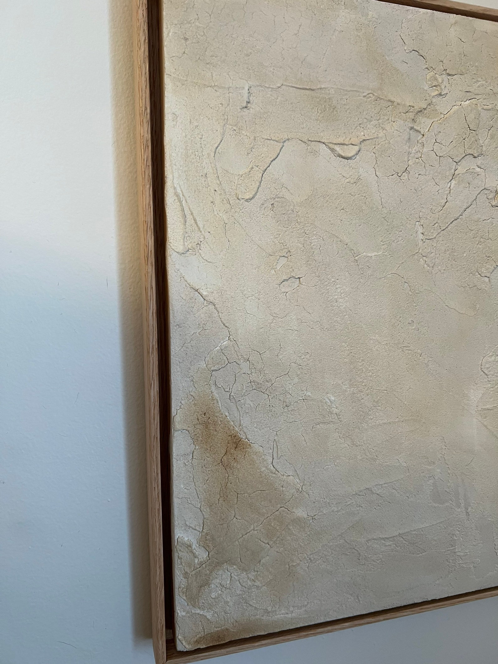 UNTITLED NO. 28-textural Tonal Clay Plaster Original Abstract Neutral 3 ...