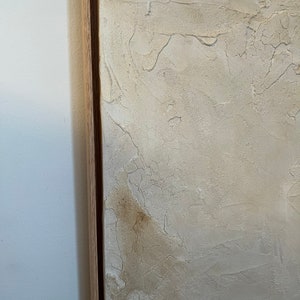 UNTITLED NO. 28-textural Tonal Clay Plaster Original Abstract Neutral 3 ...