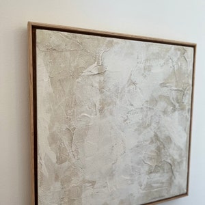 UNTITLED NO. 36-textural Tonal Clay Plaster Original Abstract Neutral 3 ...