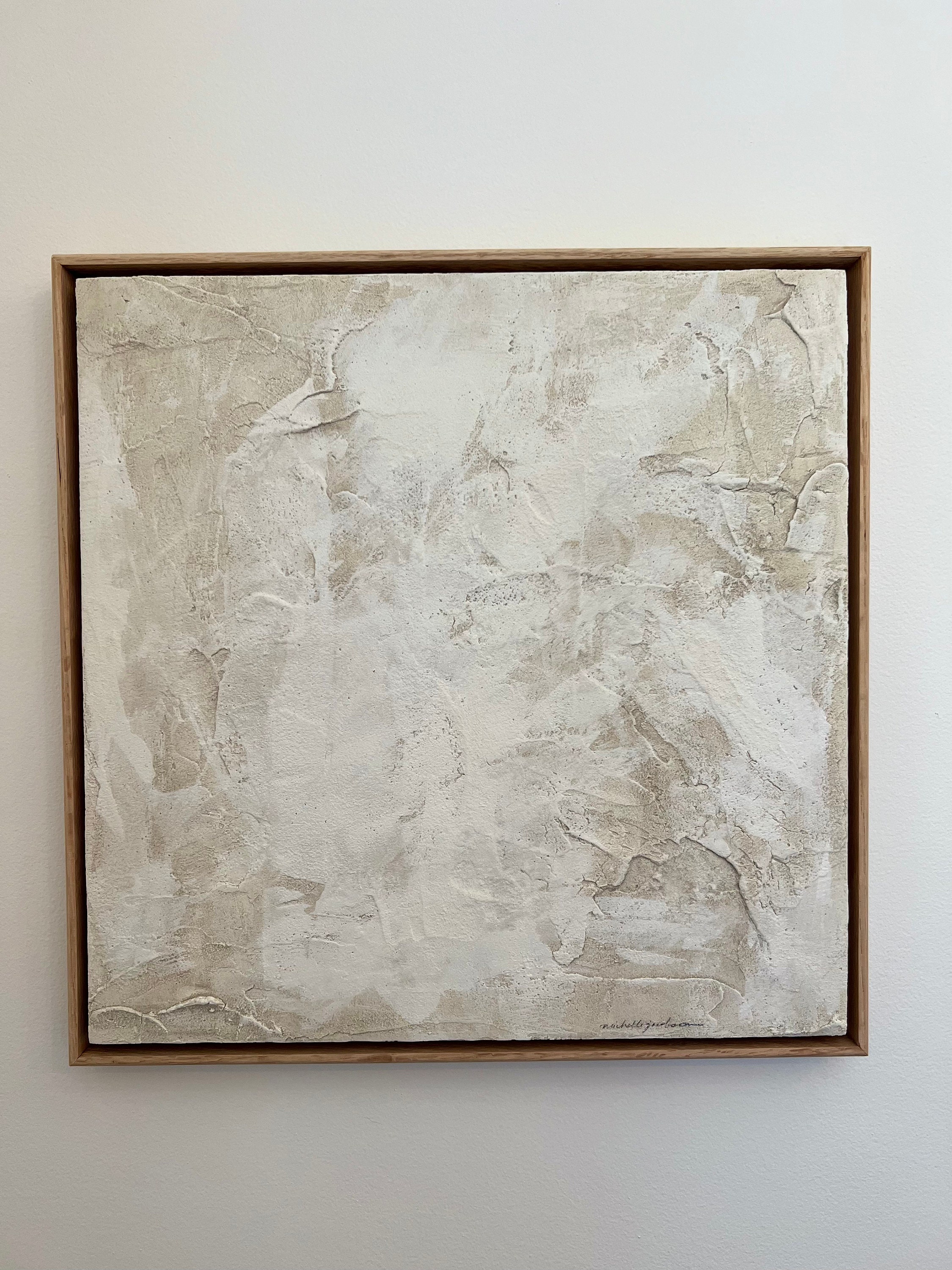 UNTITLED NO. 36-textural Tonal Clay Plaster Original Abstract Neutral 3 ...