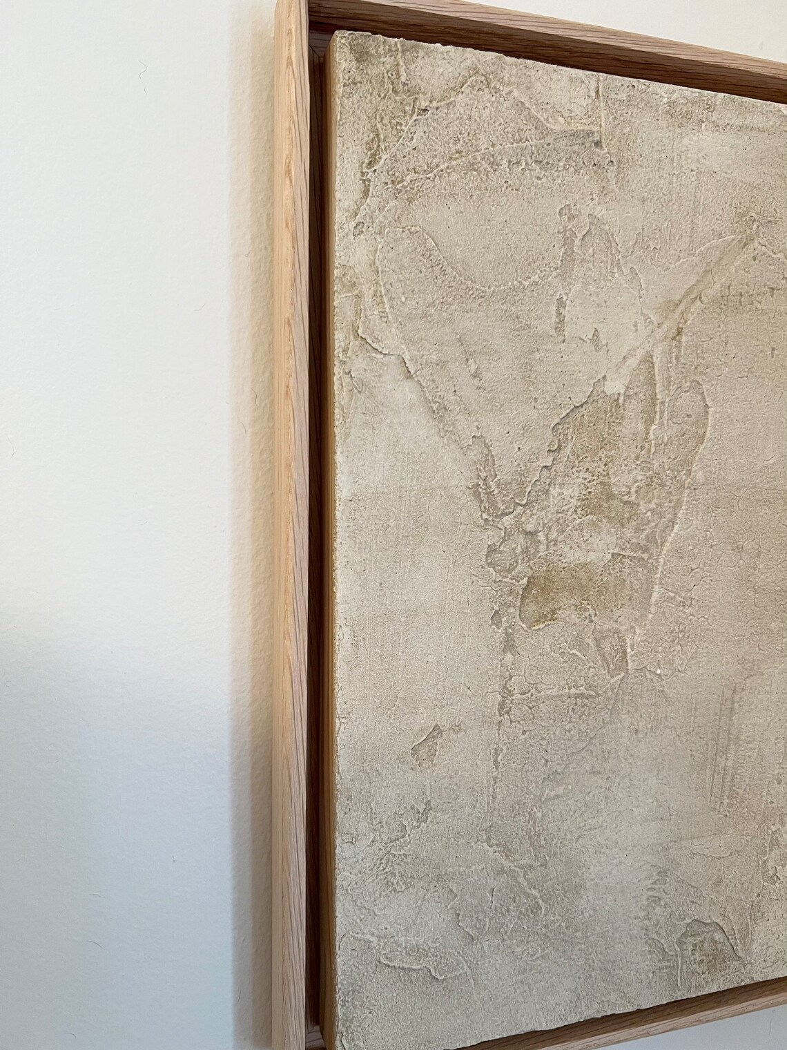 UNTITLED No. 31-textural Tonal Clay Plaster Original Abstract Neutral 3 ...