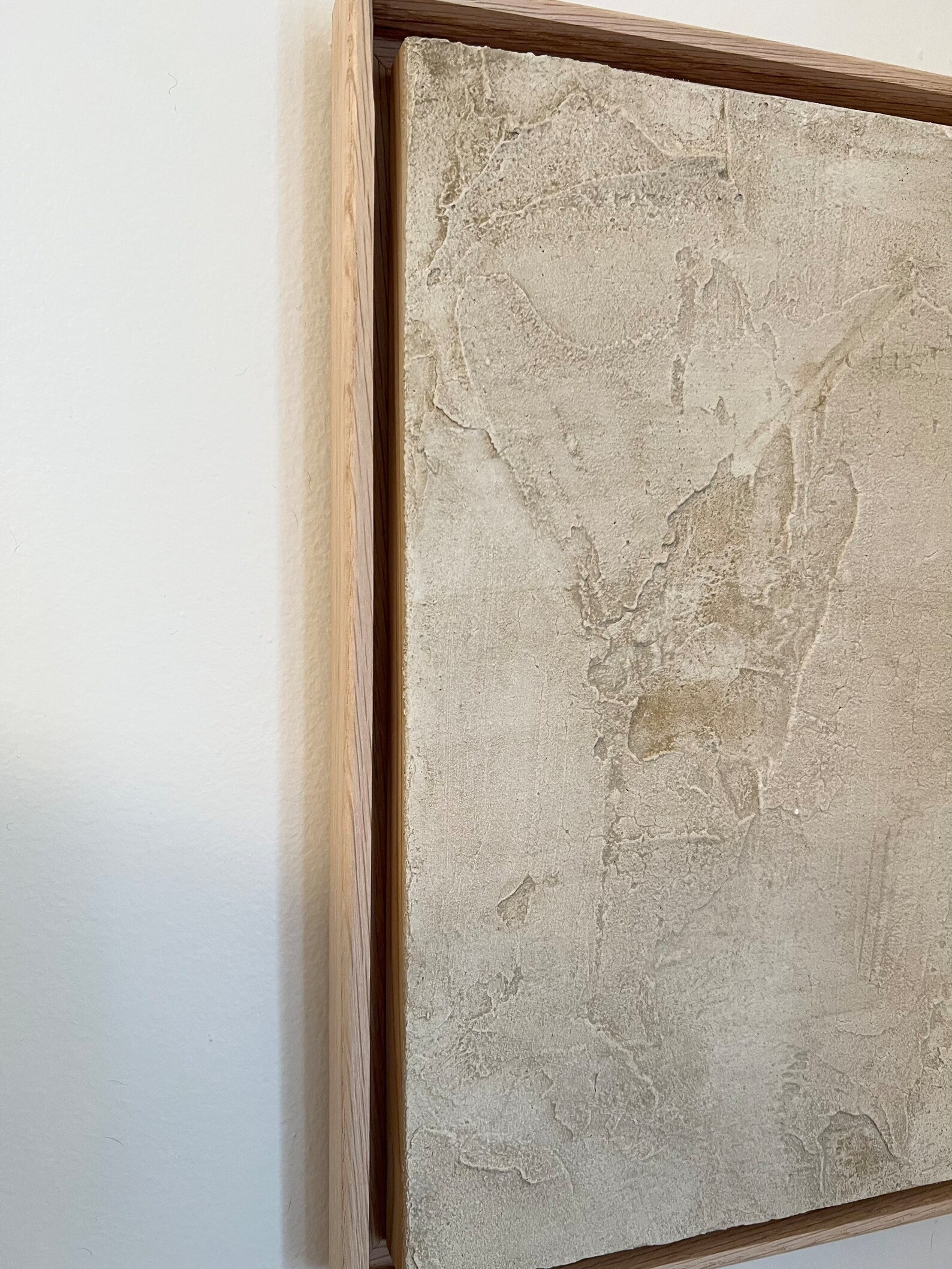 UNTITLED No. 31-textural Tonal Clay Plaster Original Abstract Neutral 3 ...