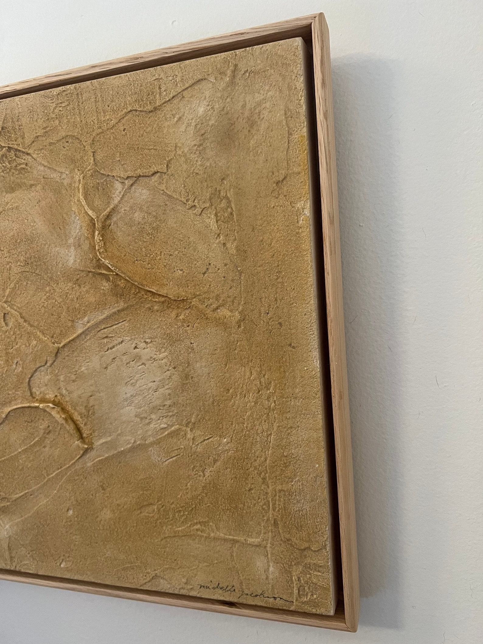 UNTITLED NO. 27-textural Tonal Clay Plaster Original Abstract Neutral 3 ...