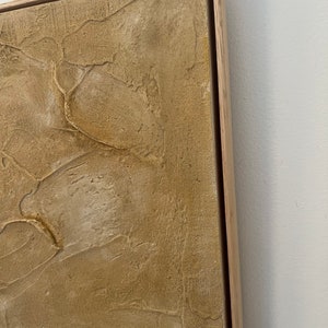UNTITLED NO. 27-textural Tonal Clay Plaster Original Abstract Neutral 3 ...