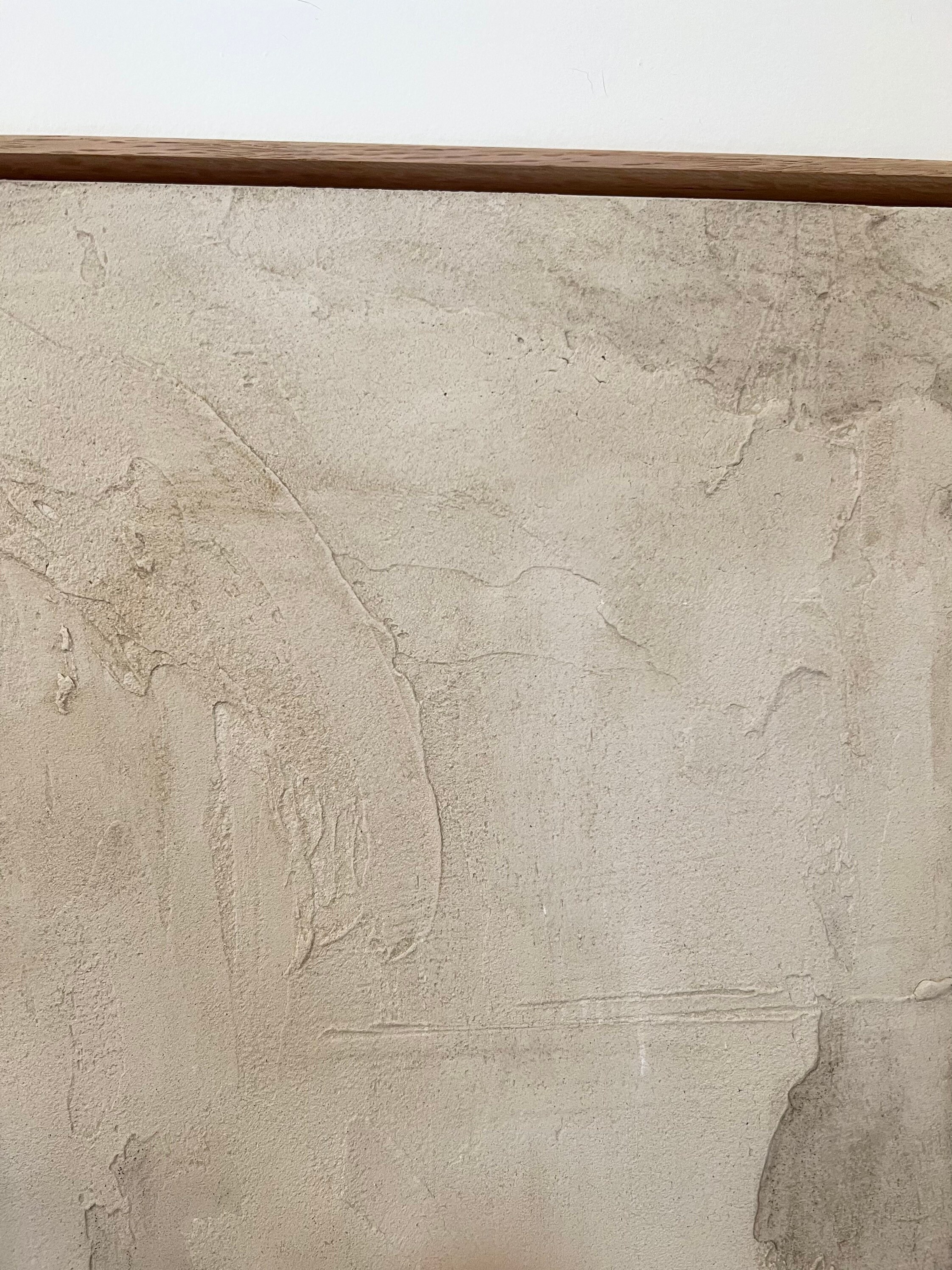 UNTITLED No. 29-textural Tonal Clay Plaster Original Abstract Neutral 3 ...
