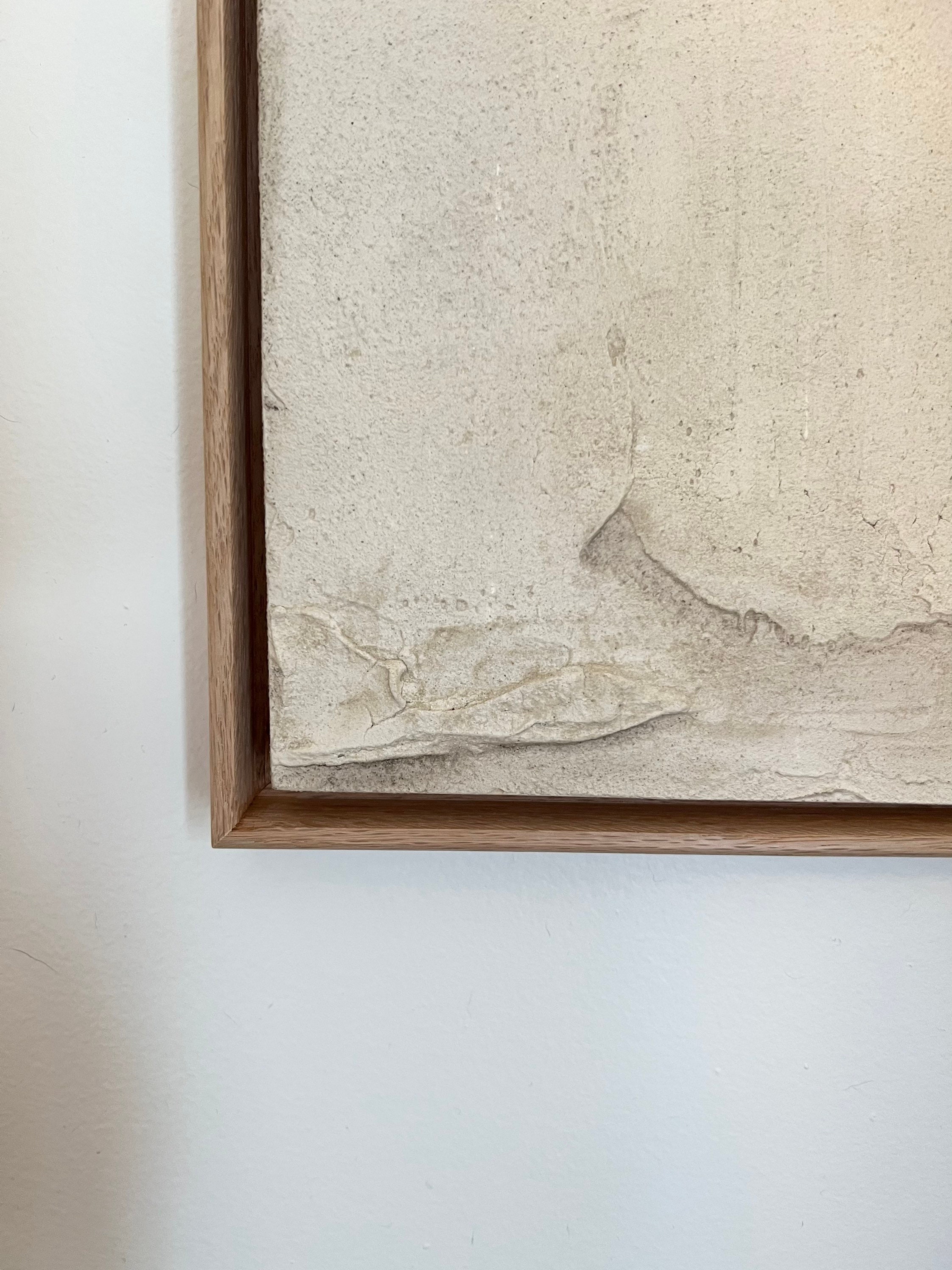 UNTITLED No. 29-textural Tonal Clay Plaster Original Abstract Neutral 3 ...