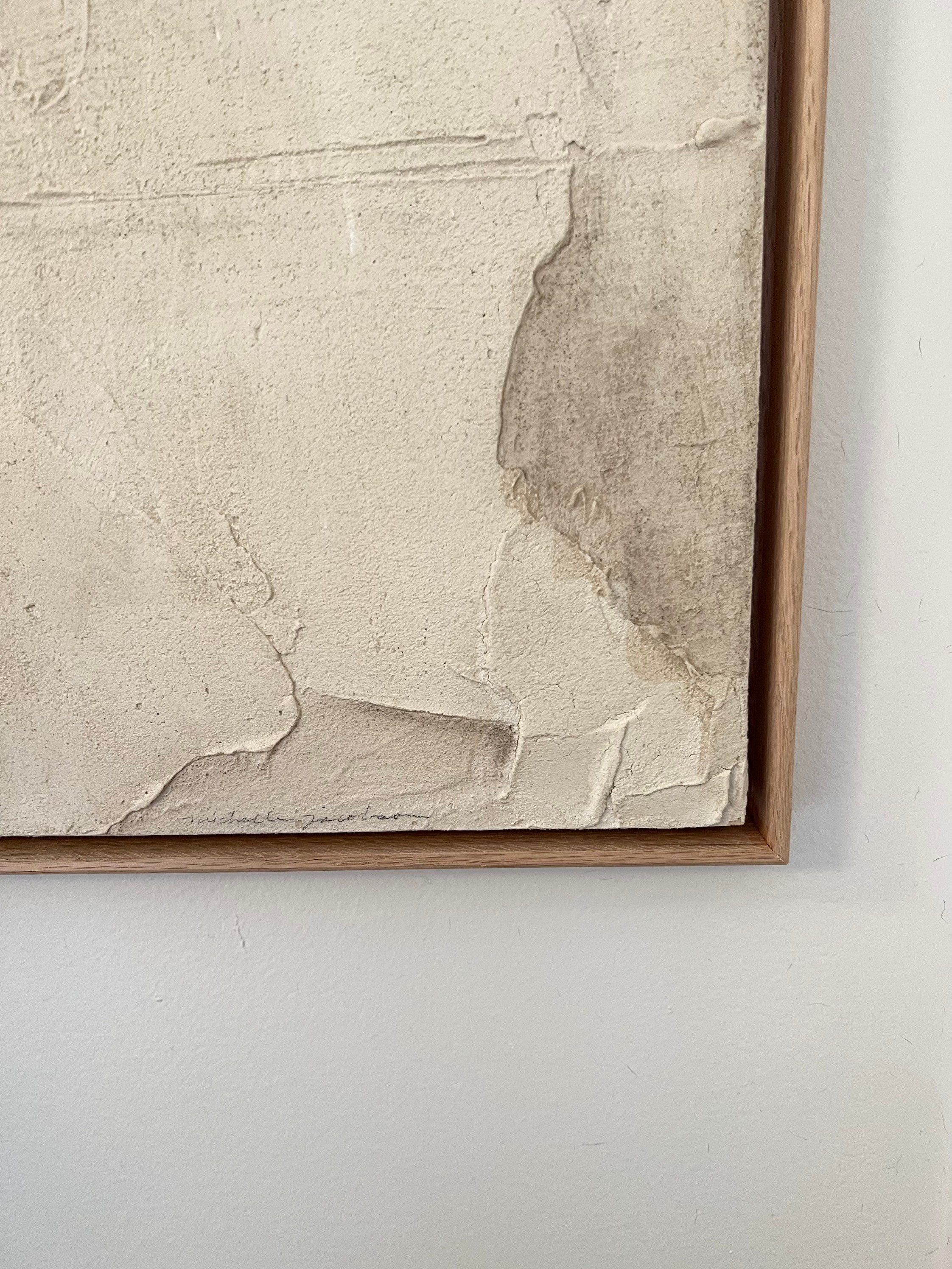 UNTITLED No. 29-textural Tonal Clay Plaster Original Abstract Neutral 3 ...