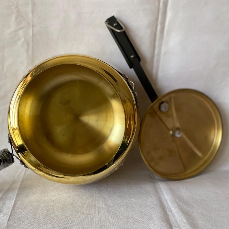 Handmade Brass Cooker 5 Liter Traditional Nepali Cookware | Artisan ...