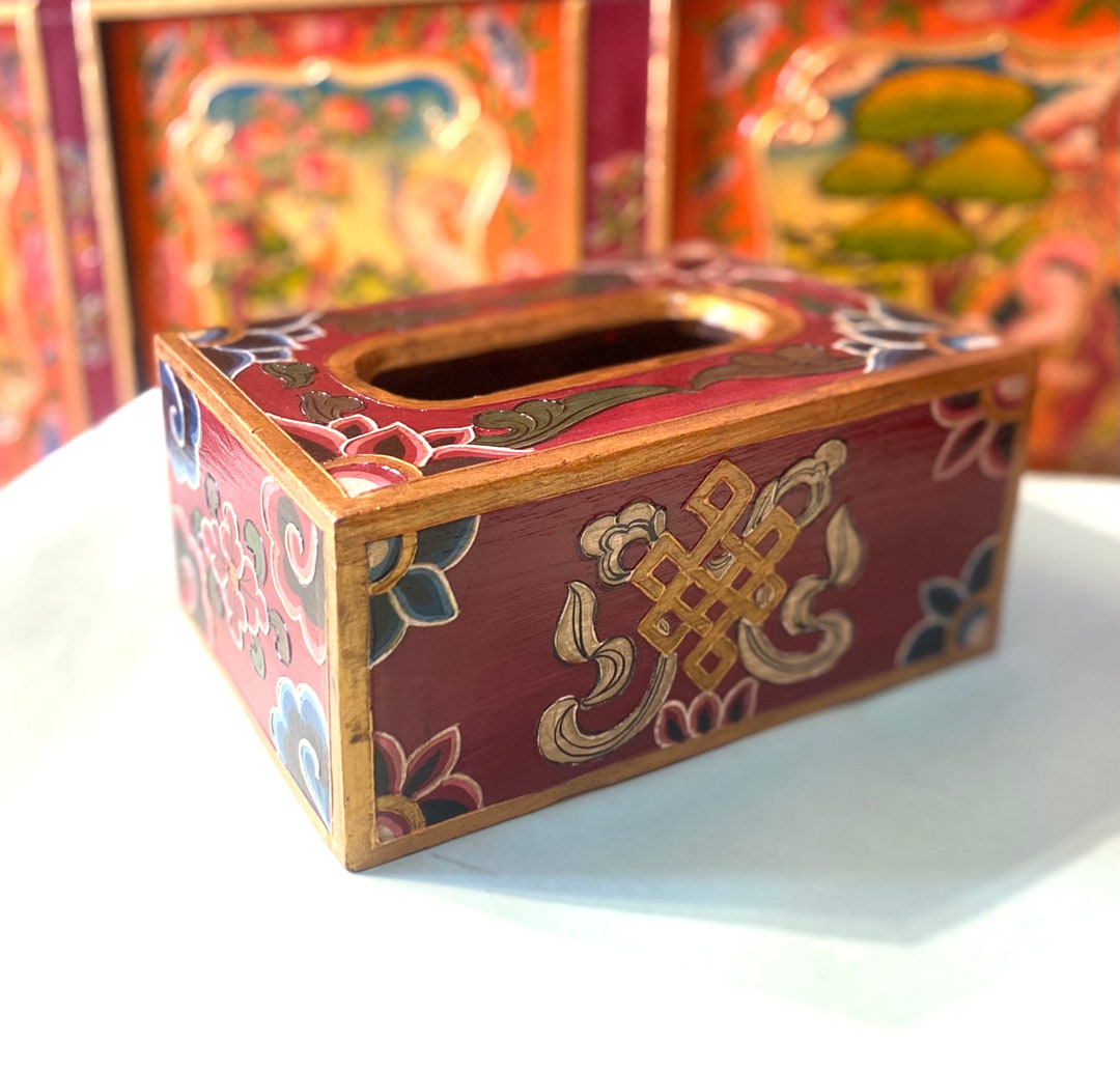 Handmade Tibetan Tissue Paper Holder, Traditional Handmade Tissue Paper ...