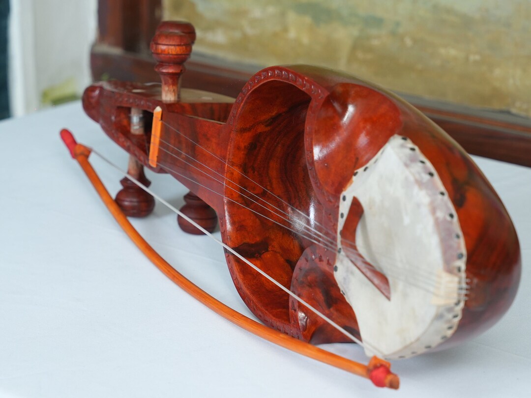 Handmade Traditional Nepali Sarangi - Large Size for Sound Healing ...