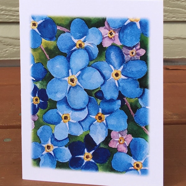 Blue Forget Me Not - Etsy