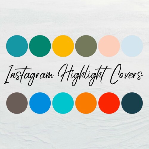 Colorful Instagram Highlight Covers Abstract Insta Story | Etsy